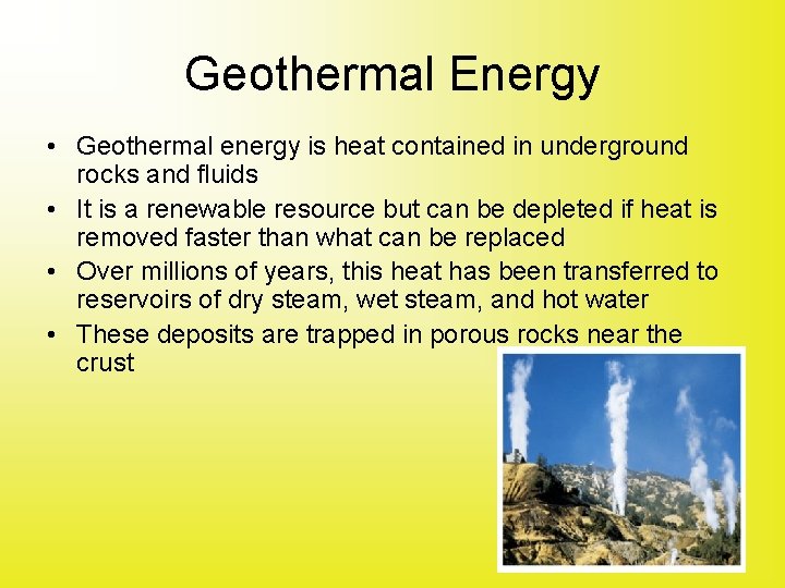 Geothermal Energy By Chris Gibson Richard Nauert Geothermal