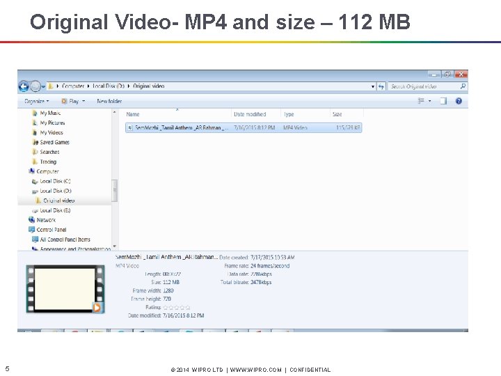 Batch 2012 B Name Dhanalakshmi A Video compression