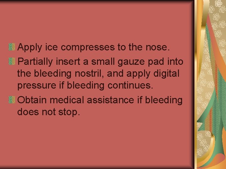 EPISTAXIS DEFINITION Epistaxis is bleeding from the nose