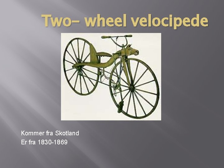 CYKLENS HISTORIE En rejse gennem cykelhistorien og cykelsikkerhed