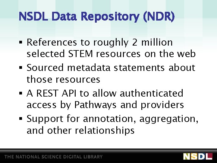 NSDL 2 0 Creating a collaborative digital library