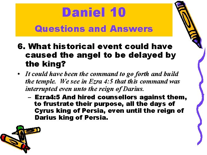 Daniel Chapter 10 Questions Answers Daniel 10 Questions