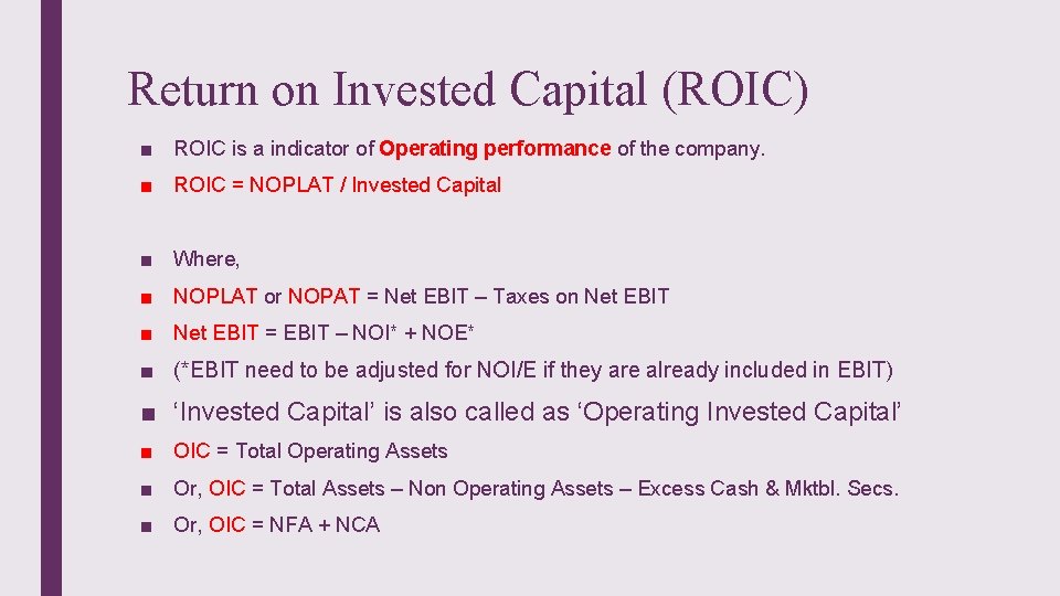 VALUE BASED MANAGEMENT Chapter 3 12 SFM Value