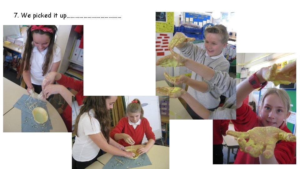 Cornflo ur slime 1 We put 2 tablespoons