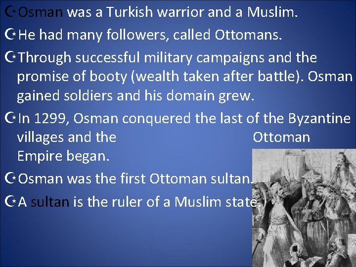 Section 1 Ottoman Empire Vthe Christians in Europe