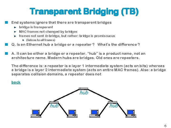 Bridging JeanYves Le Boudec Fall 2009 1 Algorhyme