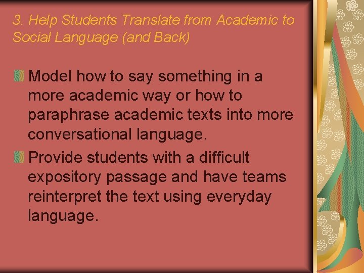 Academic Vocabulary Instruction By Celina Collins Instructional Coach