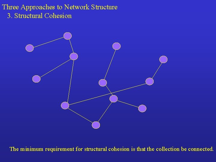 Social Cohesion and Connectivity Diffusion Implications of Relational