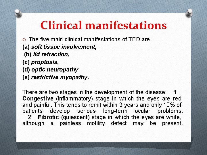Thyroid eye disease Dysthyroid ophthalmopathy Thyrotoxicosis O ...