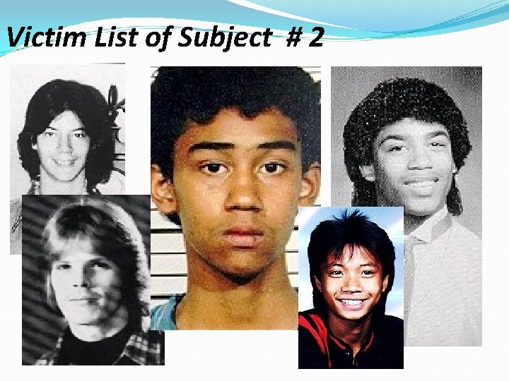 Different Types of Multiple Killers of victims of