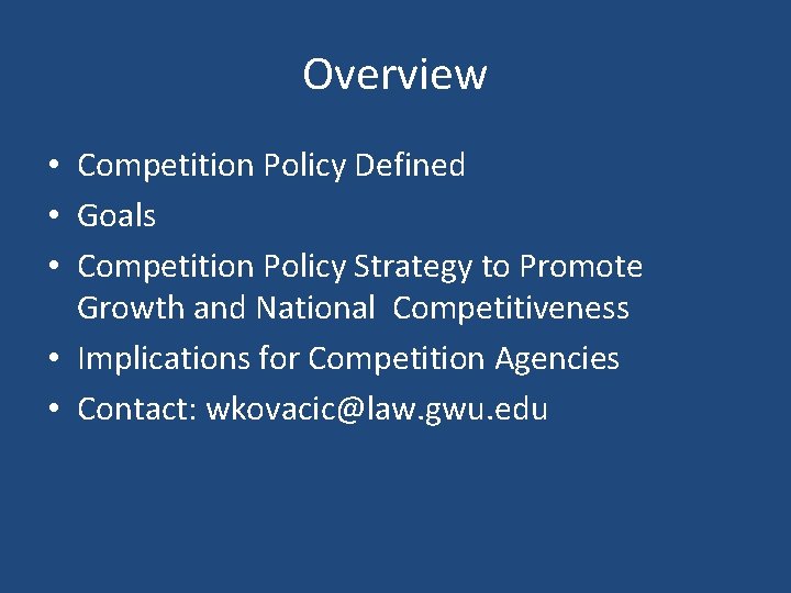 Seminar Benefits of effective implementation of Competition reforms