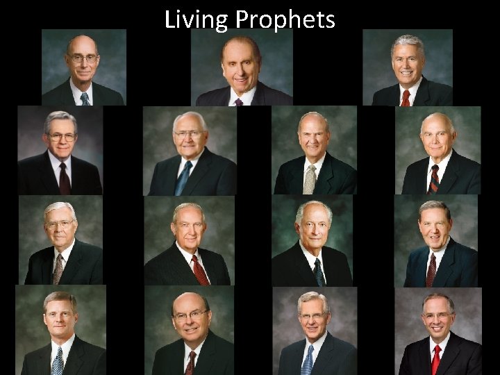 The First Presidency and the Twelve Apostles are