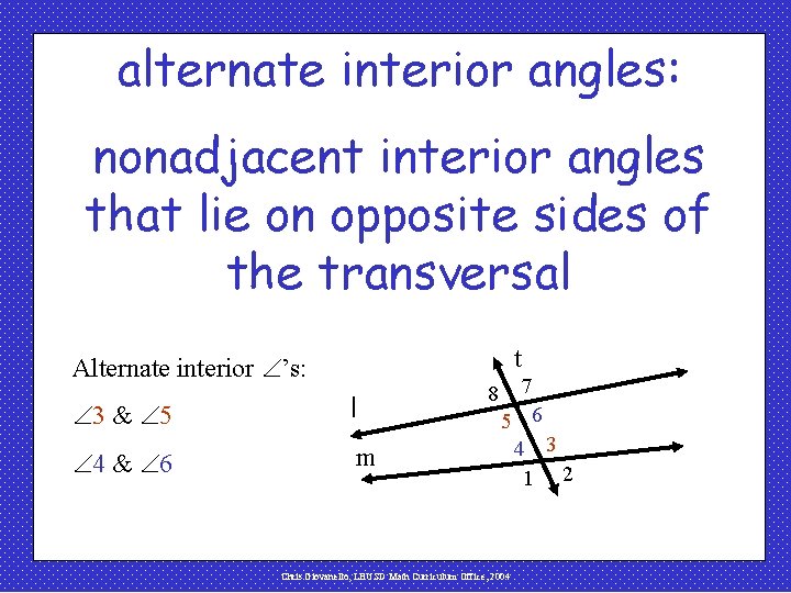 Beat the Computer Geometry Vocabulary for Unit 3