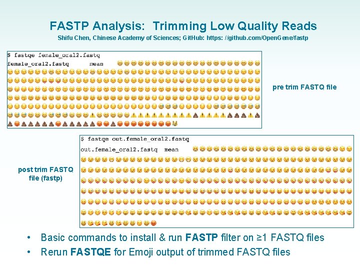 Next Generation Sequencing Analysis with Emoji A fun