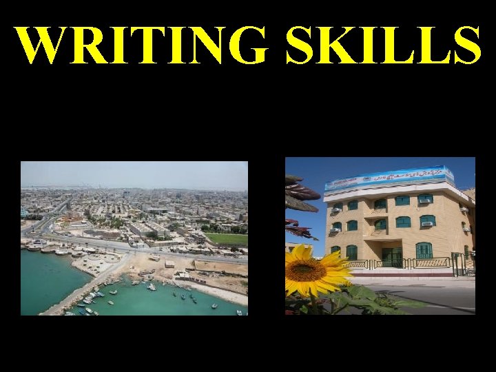 WRITING SKILLS Shiraz Iran May 1 th 2013