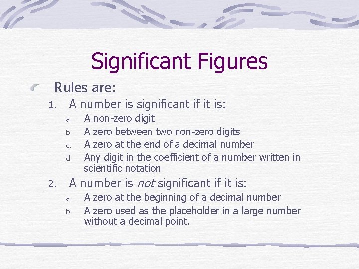 Chapter 1 Measurements The metric system Becoming more