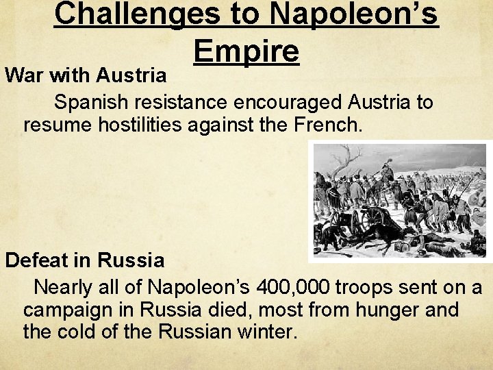 Age of Napoleon Objectives How did Napoleon rise