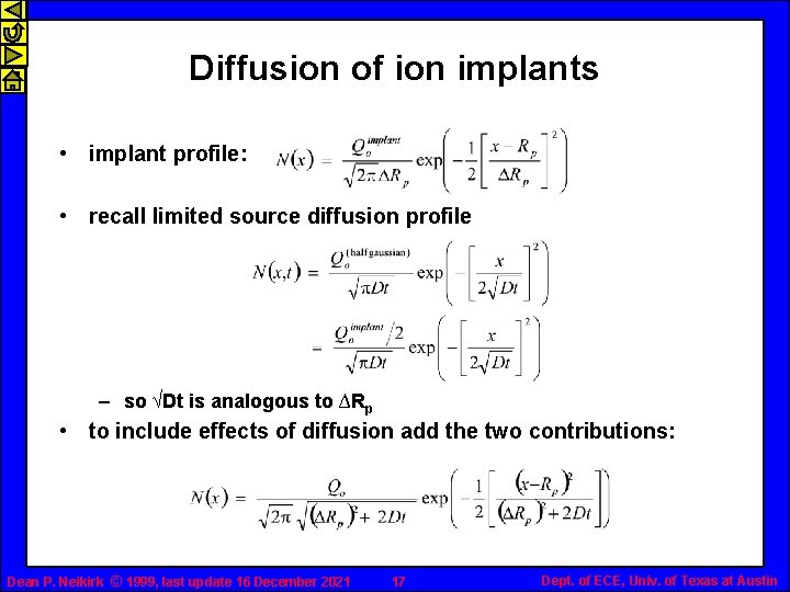 Ion Implantation alternative to diffusion for the introduction