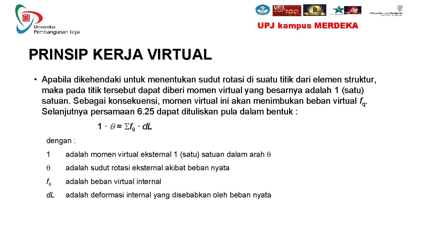 Universitas UPJ kampus MERDEKA Pembangunan Jaya Analisis Struktur