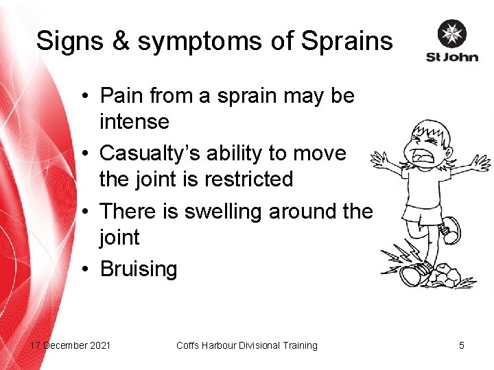 Sprains Strains Dislocations 17 December 2021 Coffs Harbour
