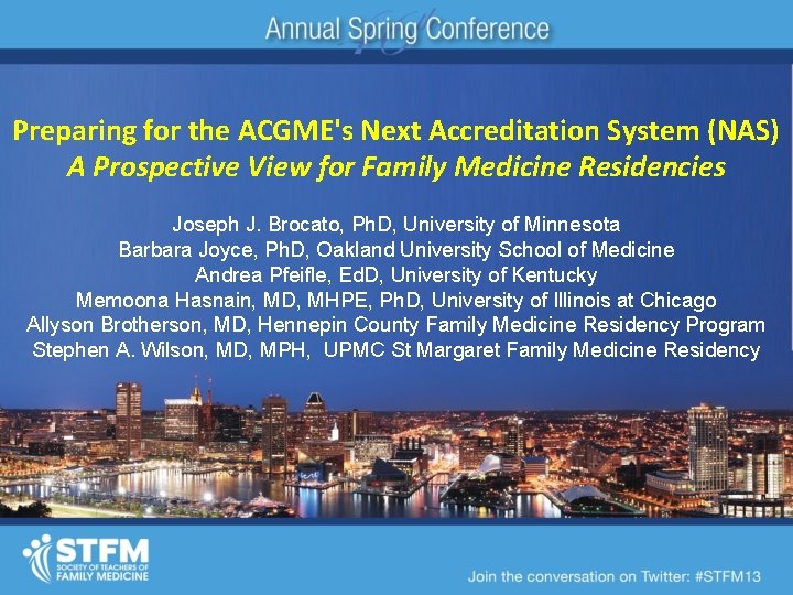 Preparing for the ACGMEs Next Accreditation System NAS