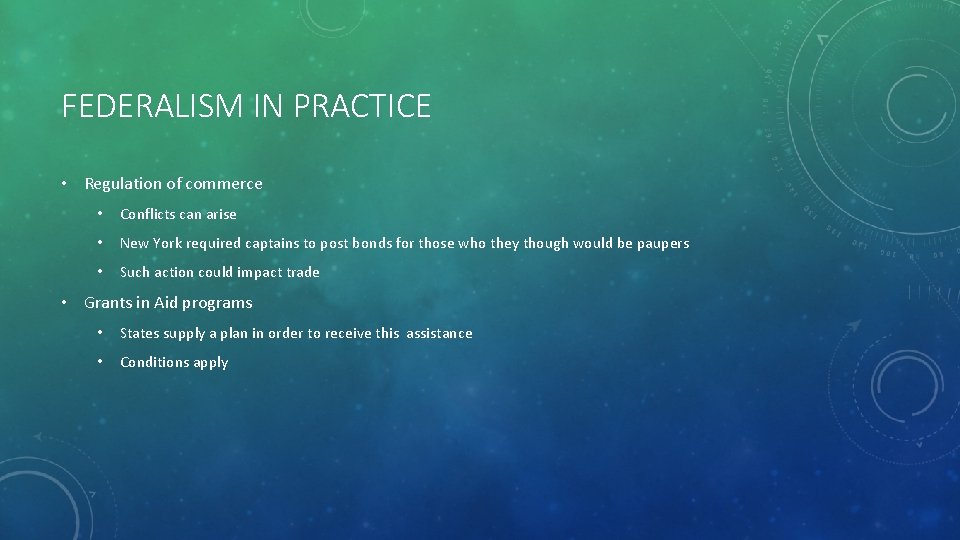 AMERICAN FEDERALISM LESSON 26 LESSON OBJECTIVES Explain how