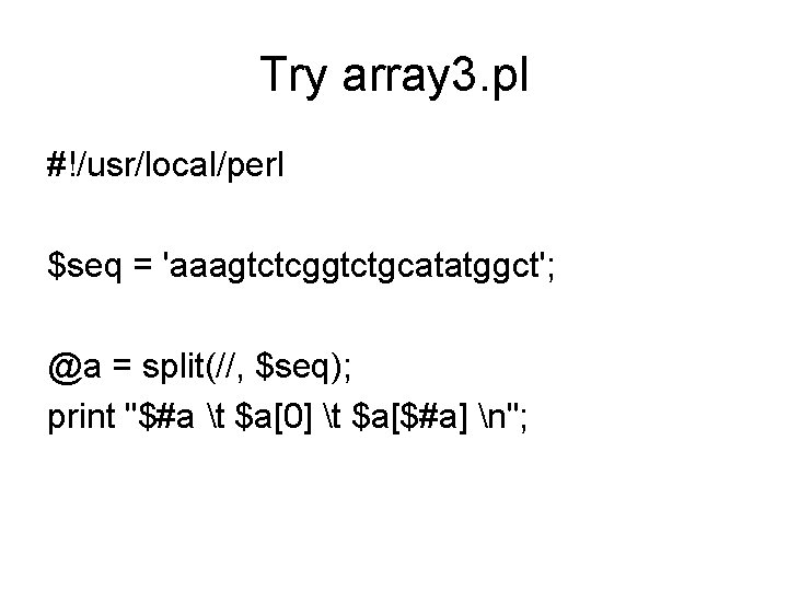 Introduction to Bioinformatic Computation Lecture 4 02 08