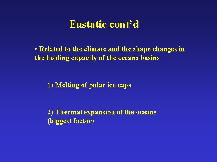 Impact of Sea Level Changes on Barrier Islands