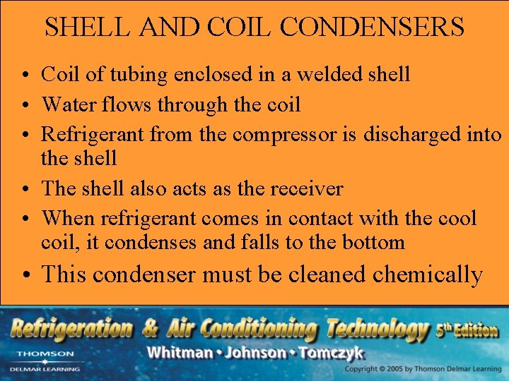 SECTION 5 COMMERCIAL REFRIGERATION UNIT 22 CONDENSERS UNIT