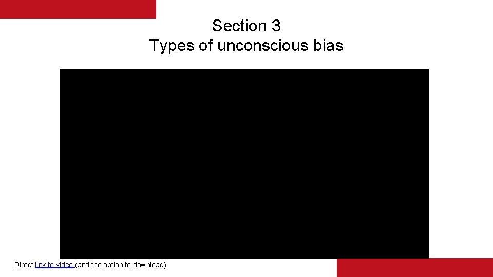 An introduction to unconscious bias Section 1 and