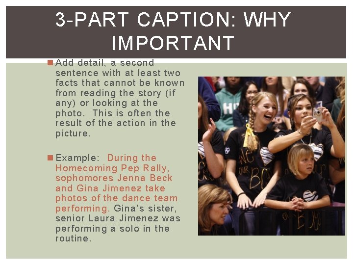 WRITING A 4 PART CAPTION photo 110 1