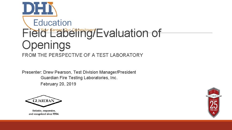 Field LabelingEvaluation of Openings FROM THE PERSPECTIVE OF