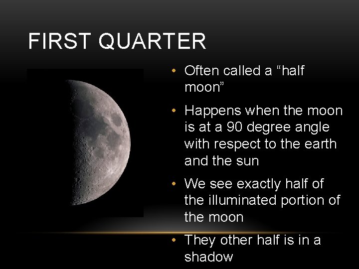 PHASES OF THE MOON Created by Morgan Bowen