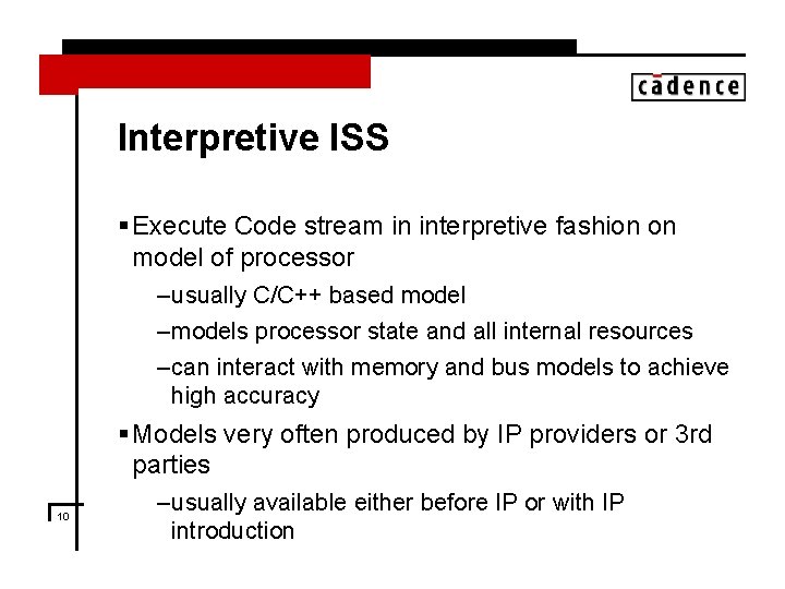 Reliable Estimation of Execution Time of Embedded SW