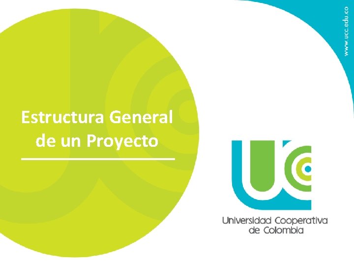 Estructura General de un Proyecto Introduccin Primera parte
