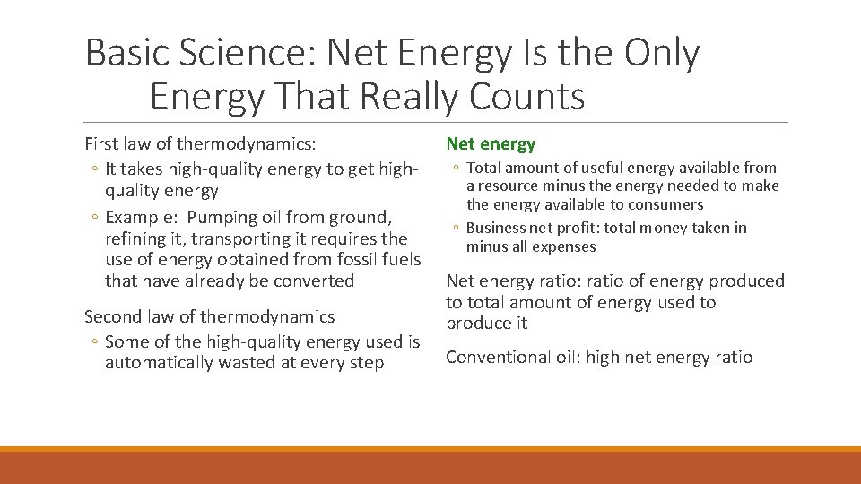 CHAPTER 15 NONRENEWABLE ENERGY Energy Use World vs
