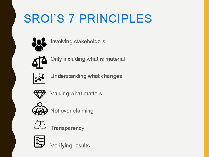 LOSE THE FEAR SROI OBJECTIVES AND OUTLINE To