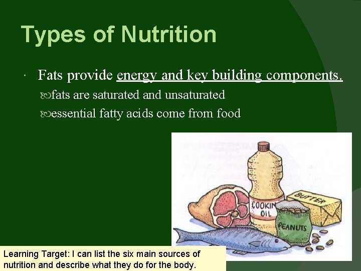 NUTRITION believe it or not you are what