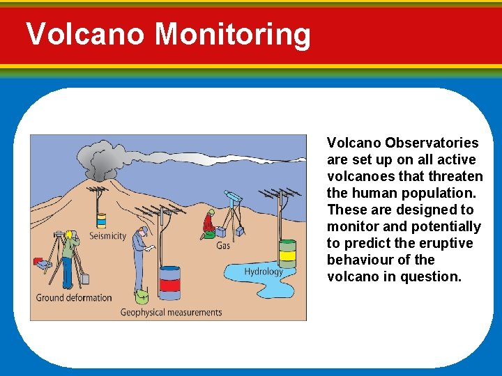 Volcanoes Eruptions and Hazards What is a volcano