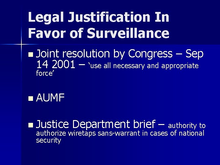 NSA Surveillance Justin Waller and Brian Bauer What