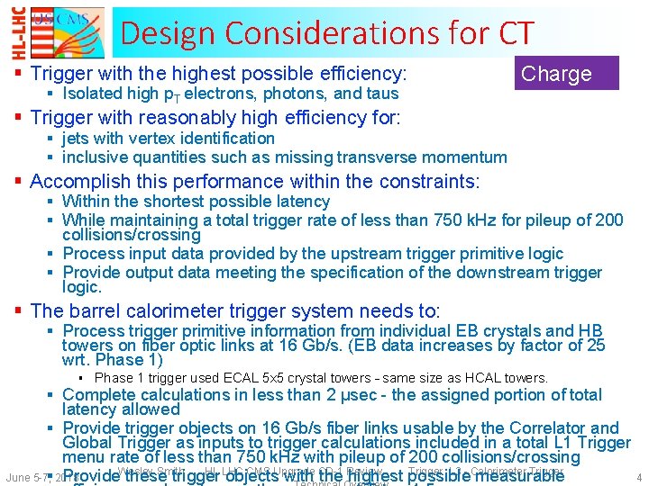 402 6 3 Calorimeter Trigger Technical Overview Wesley
