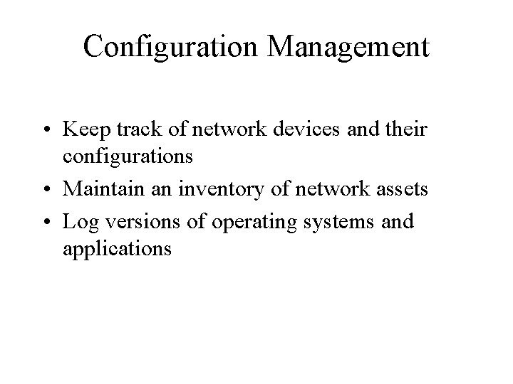 TopDown Network Design Chapter Nine Developing Network Management