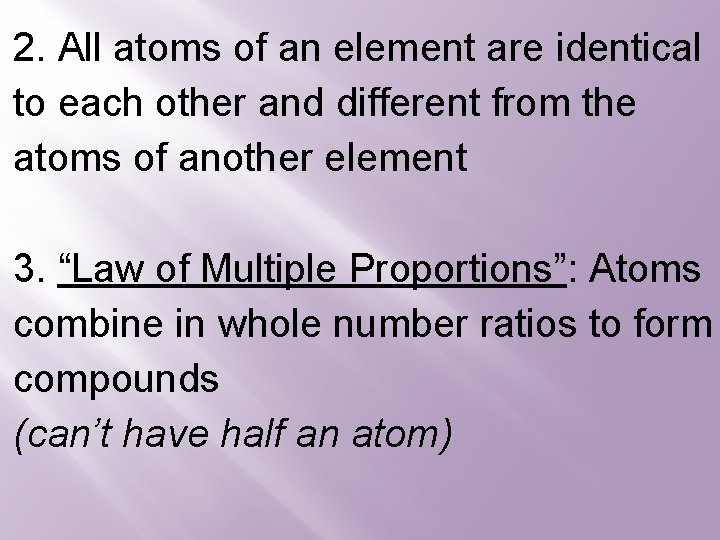 Class Notes Atomic Models Democritus 400 B C