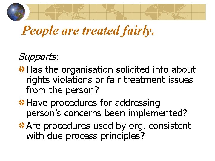 What do Personal Outcome Measures say about Rights