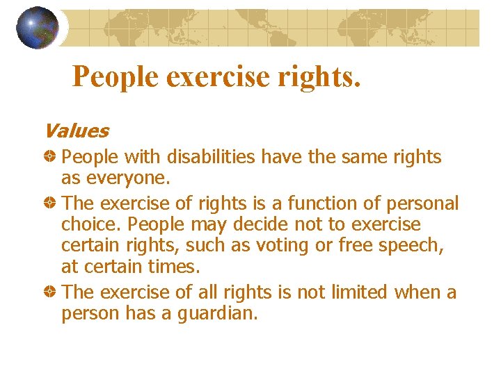 What do Personal Outcome Measures say about Rights