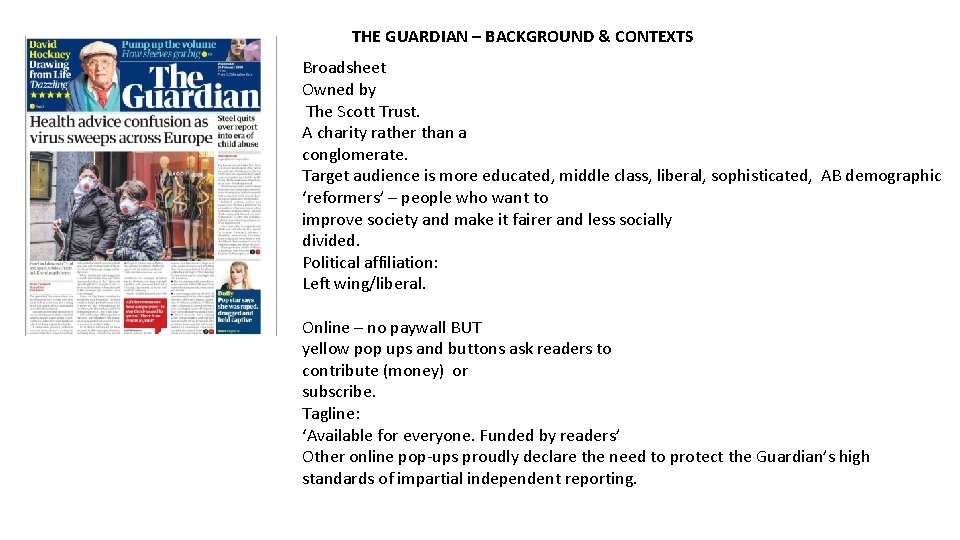 What do these 2 sources tell us about