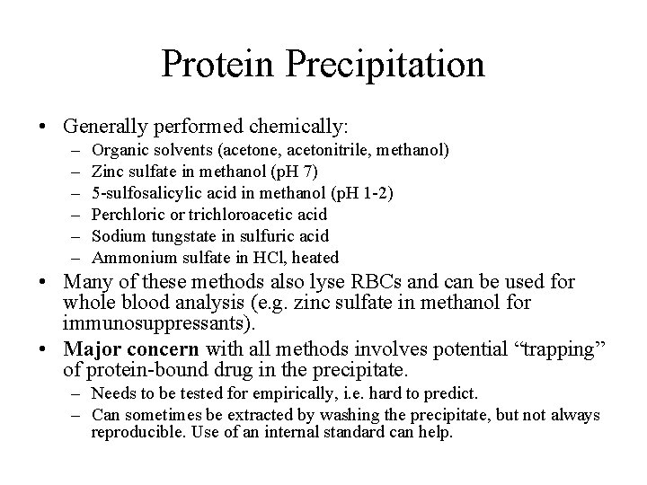 Sample Preparation for Toxicological Analysis Laboratory Medicine Residency