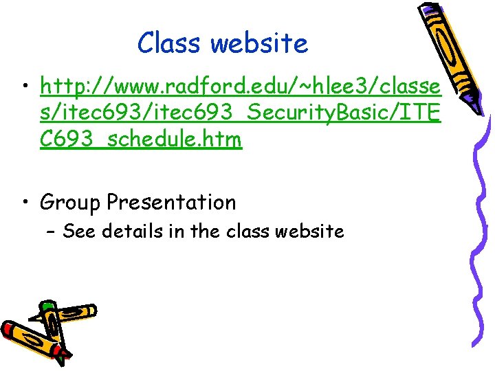 Working Connection Computer and Network Security Introduction Dr