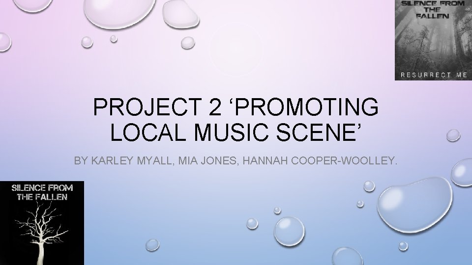 PROJECT 2 PROMOTING LOCAL MUSIC SCENE BY KARLEY