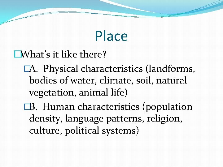 5 Themes of Geography Movement How and why